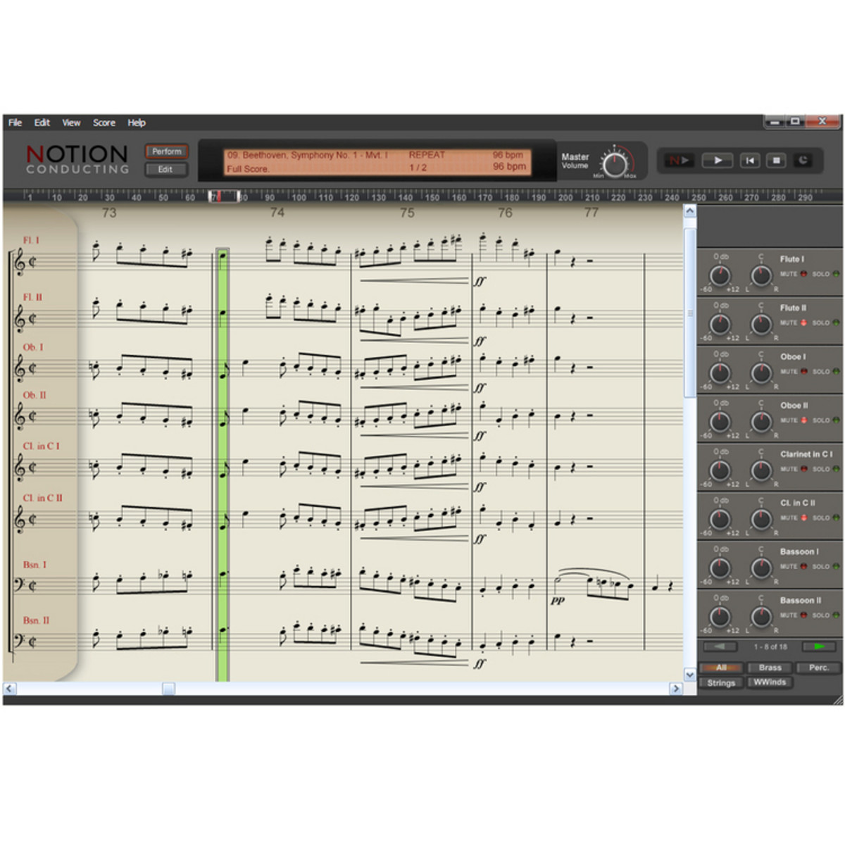 DISC Notion Conducting Tuition Software | Gear4music