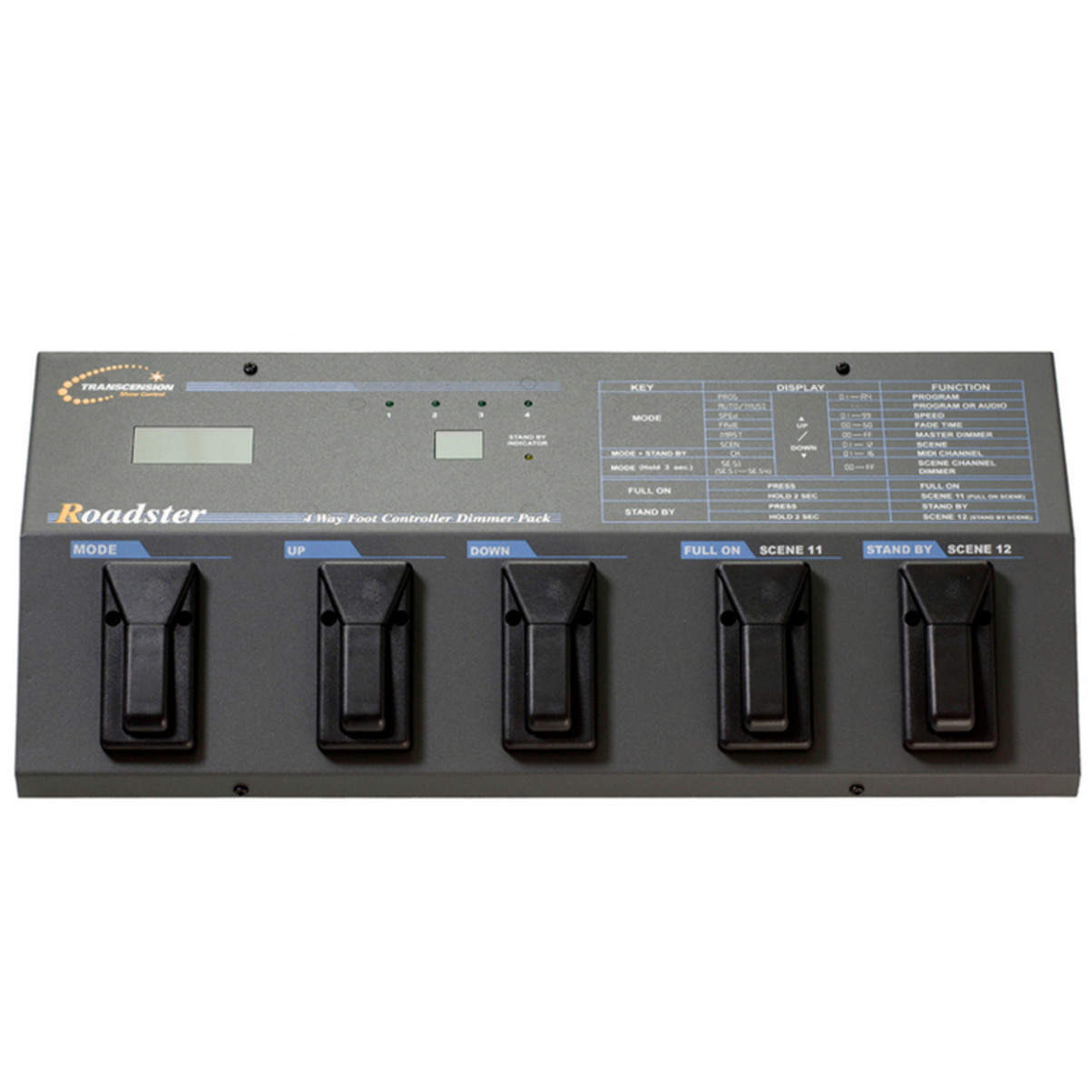 Transcension Roadster DMX Control at Gear4music