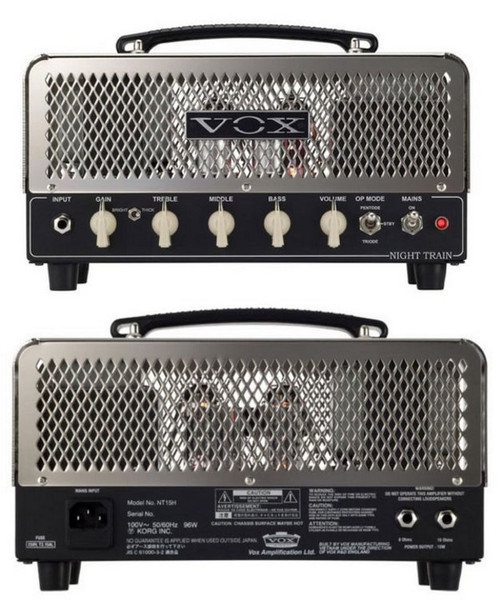 Vox Night Train NT15H Valve Guitar Amp Head at Gear4music