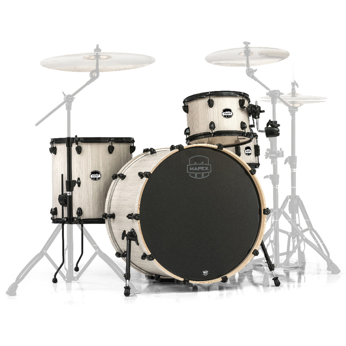 DISC Mapex Mars 24'' Big Beat 4 Piece Shell Pack, Bonewood at Gear4music