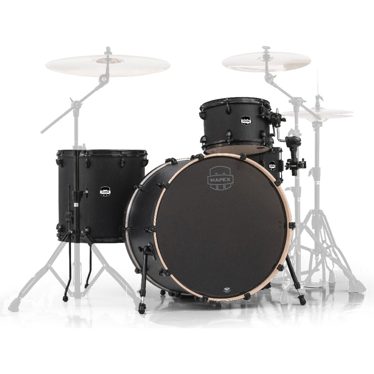 DISC Mapex Mars 24'' Big Beat 4 Piece Shell Pack, Nightwood at Gear4music