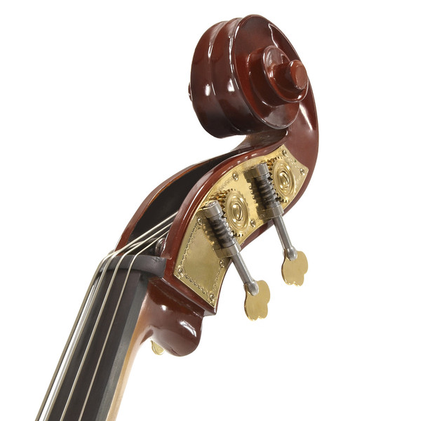 Deluxe 3/4 Solid Top Double Bass by Gear4music at Gear4music