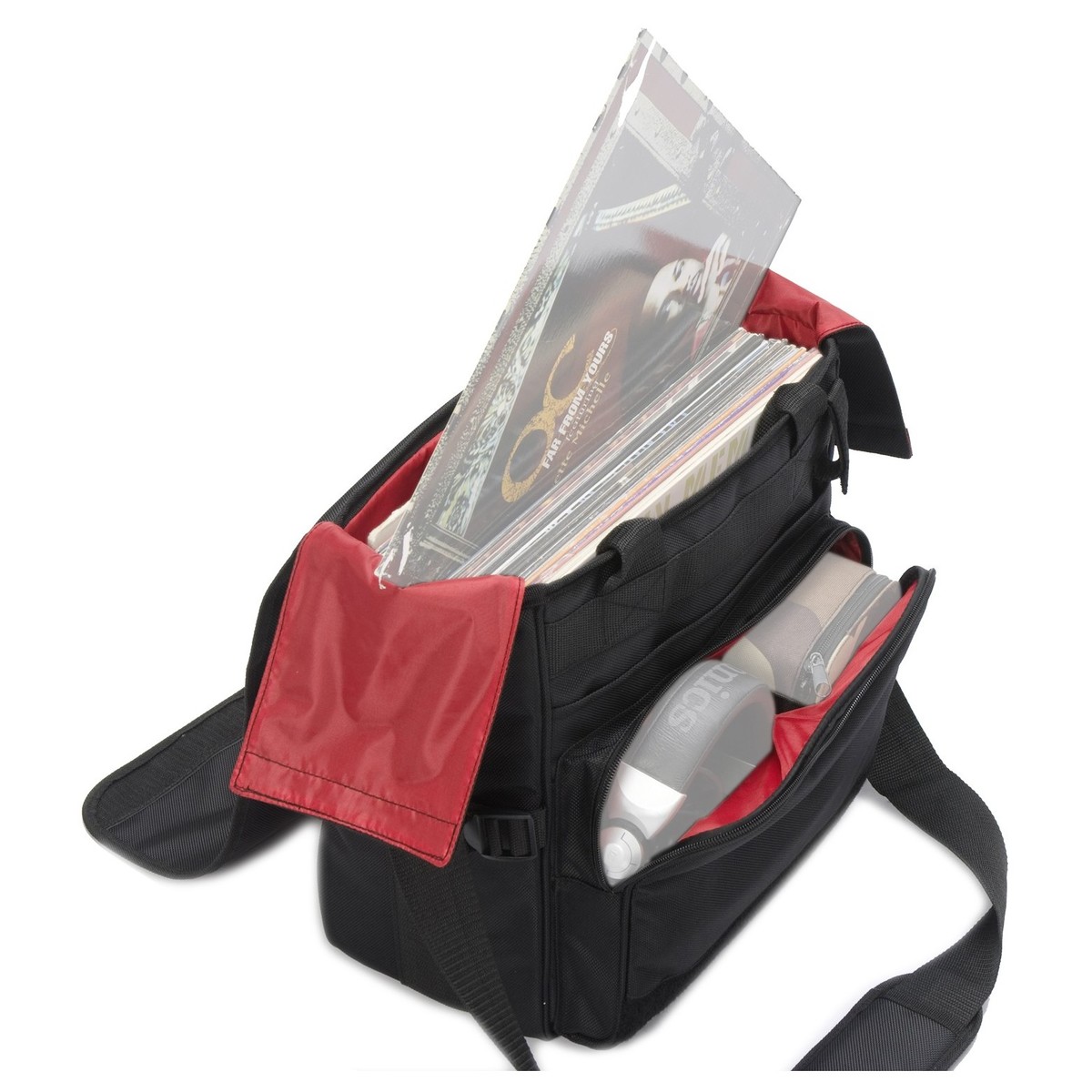 Magma LP Bag 40 II, Black/Red at Gear4music