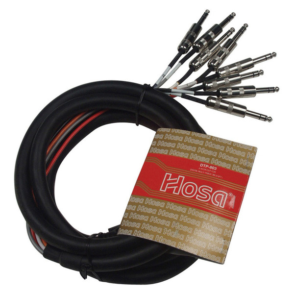 Hosa DTP-803 Balanced Snake DB25 to 1/4 Inch TRS, 3m at Gear4music