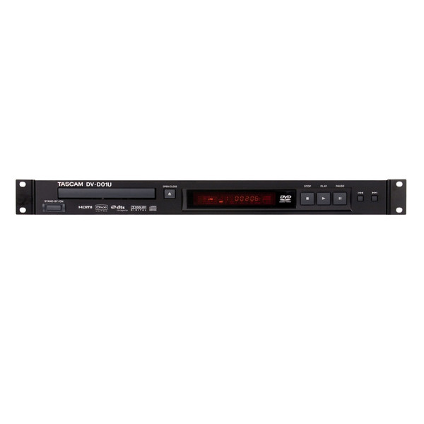 Tascam DVD-01U Professional Rackmount DVD Player at Gear4music