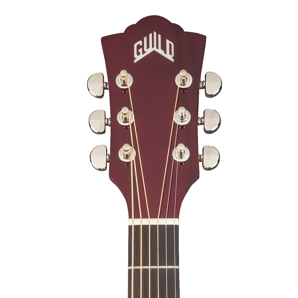 DISC Guild D-125 Mahogany Dreadnought, Satin Cherry Red | Gear4music