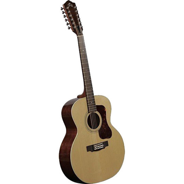 DISC Guild F-1512E Jumbo 12-String Electro Acoustic Guitar, Natural at ...