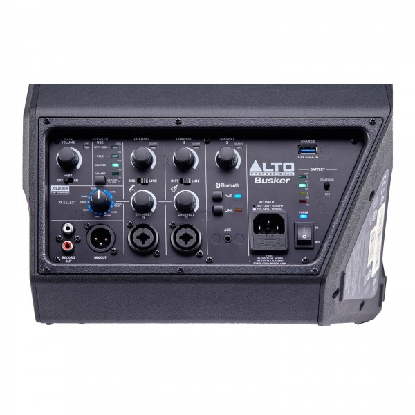 Alto Professional Busker Portable Battery Powered PA Speaker at Gear4music