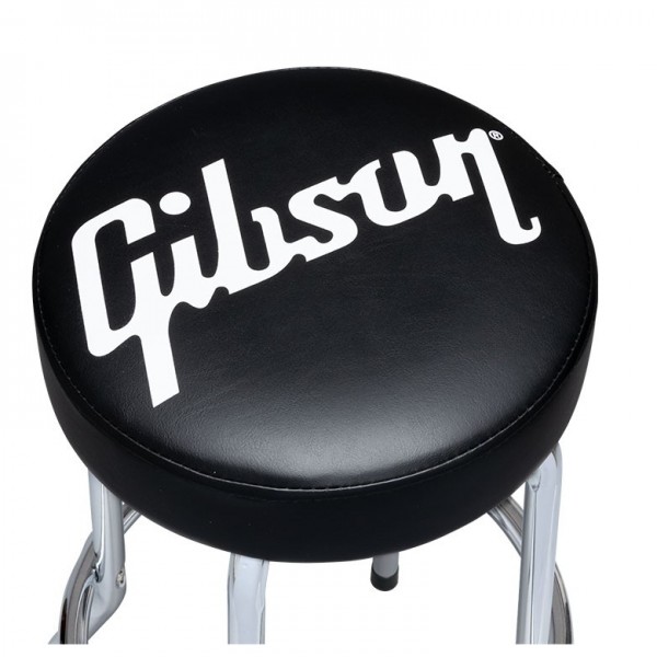 Gibson Premium Tall Playing Stool, Star Logo at Gear4music