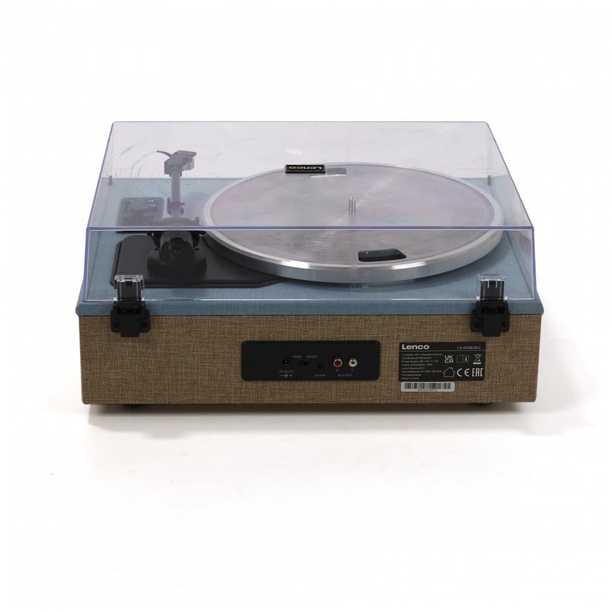 Lenco LS-440 BUBG Turntable with Speakers - Secondhand at Gear4music