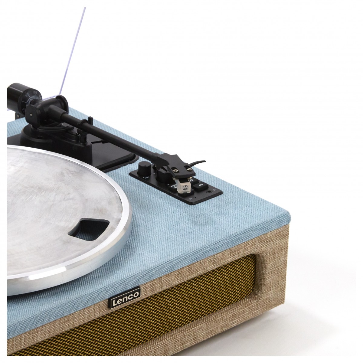 Lenco LS-440 BUBG Turntable with Speakers - Secondhand at Gear4music