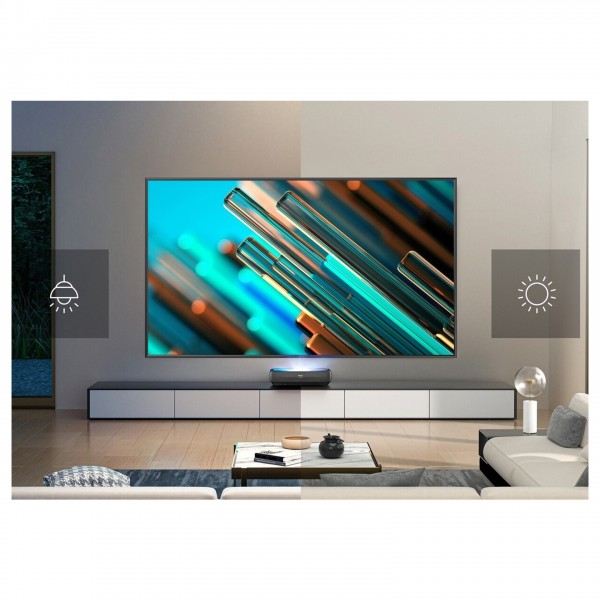 Hisense 120L9H 120" 4K UHD HDR Smart Laser TV Projector with Screen at ...