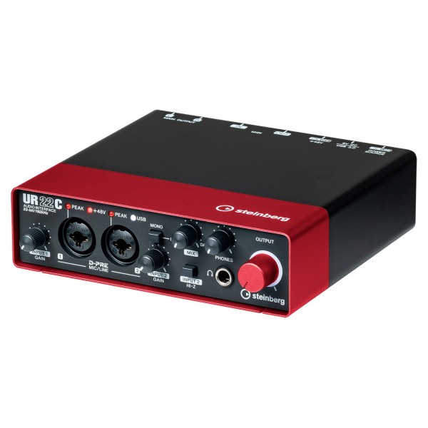 Steinberg UR22C Recording Pack, Red at Gear4music