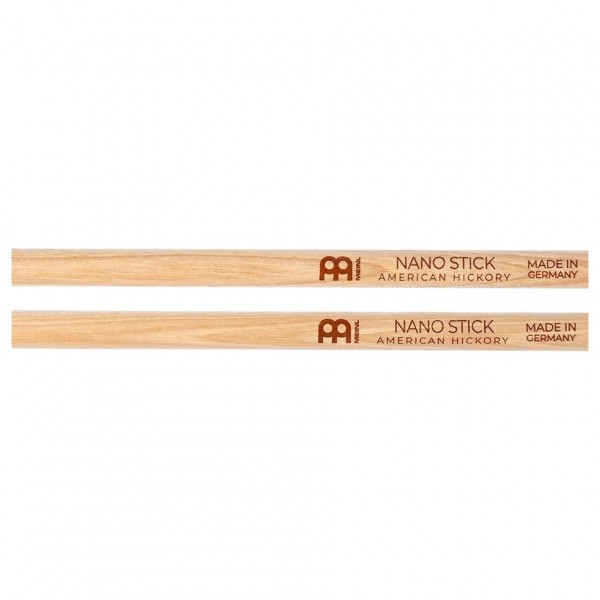 Meinl Stick & Brush Nano Drumstick American Hickory, No Tip, Pair at ...