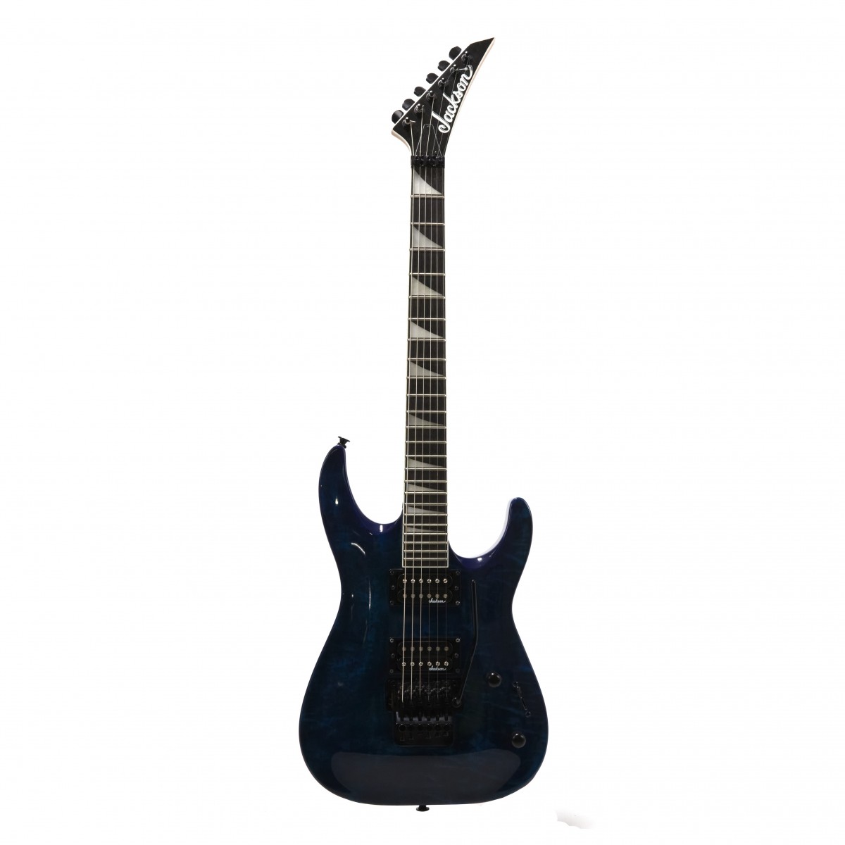 Jackson JS Series Dinky Arch Top JS32Q DKA, Transparent Blue ...