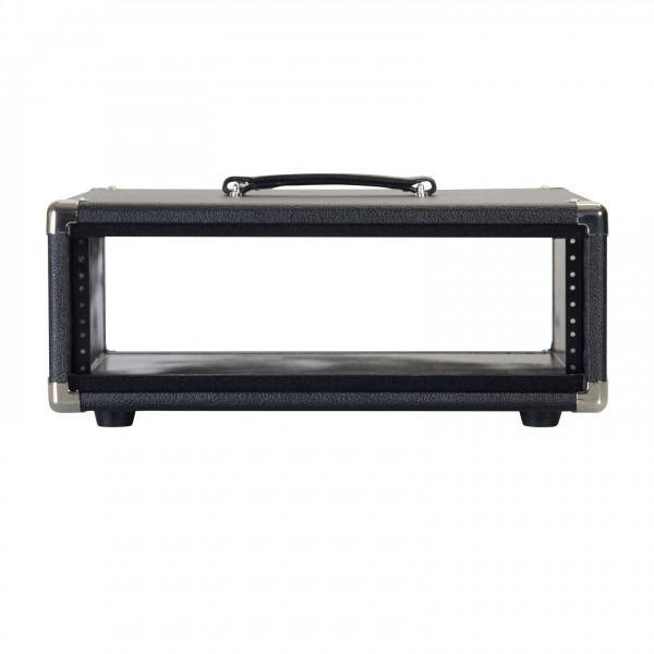 Gator GR-RETRORACK-3BK 3U Vintage Amp Vibe Rack Case, Black | Gear4music
