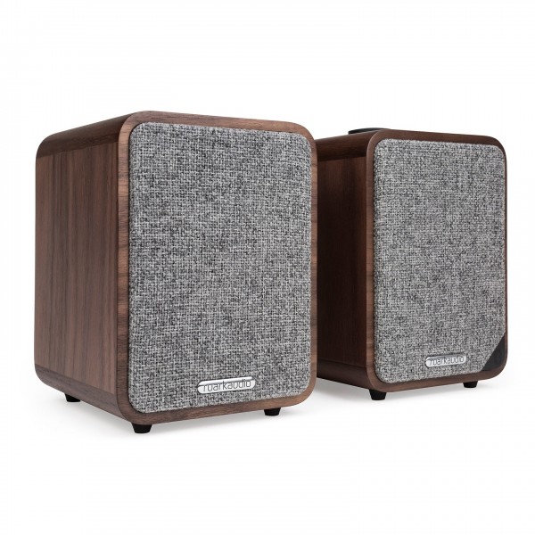 Ruark Audio MR1 MKII Bluetooth Speaker System, Rich Walnut at AV.com