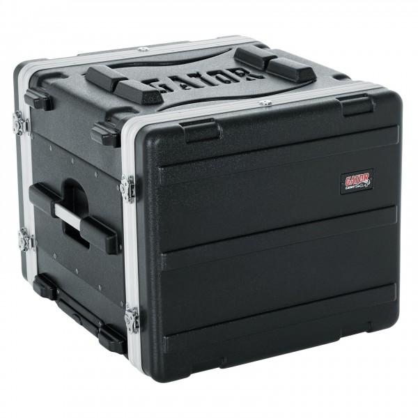 Gator GRR-8L Lockable Moulded Rolling Rack Case, 8U at Gear4music