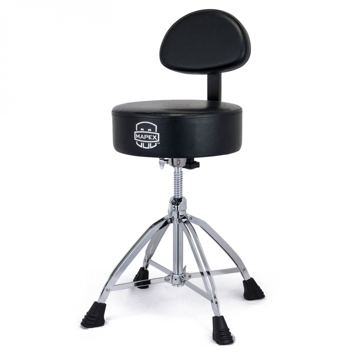 Mapex T870 Round Top with Backrest Drum Stool, Four Leg - Nearly New at ...