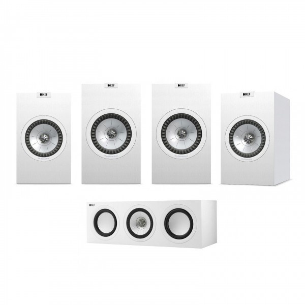 DISC KEF Q350 5.0 Speaker Package, White at AV.com
