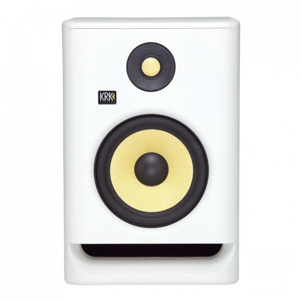 KRK ROKIT RP7 G4 White, Studio Monitor Bundle at Gear4music