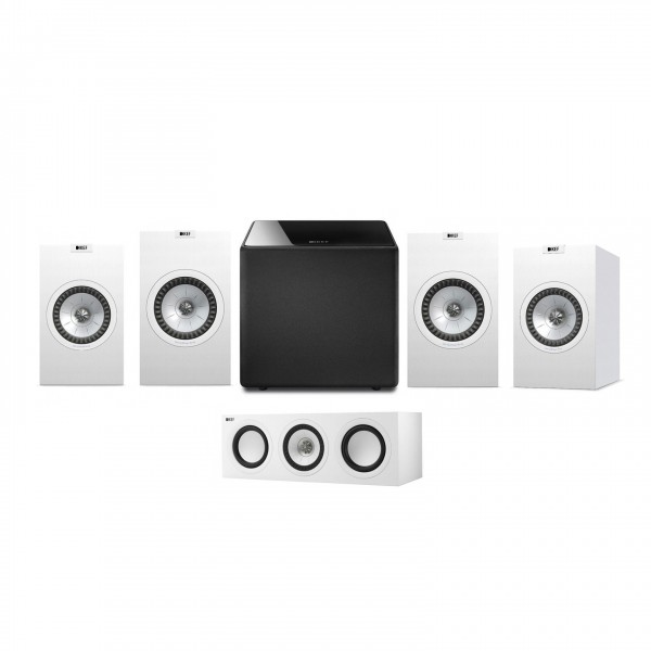 DISC KEF Q350 5.1 Compact Speaker Package with Kube 8 MIE Subwoofer ...