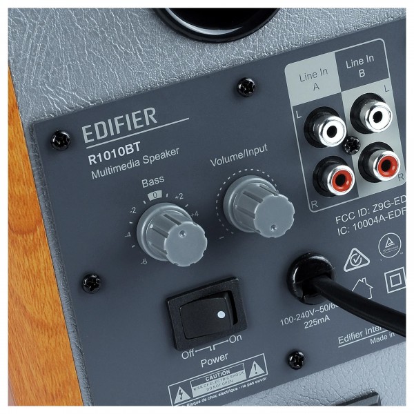 Edifier R1010BT Active Bluetooth Bookshelf Speakers (Pair), Brown at AV.com