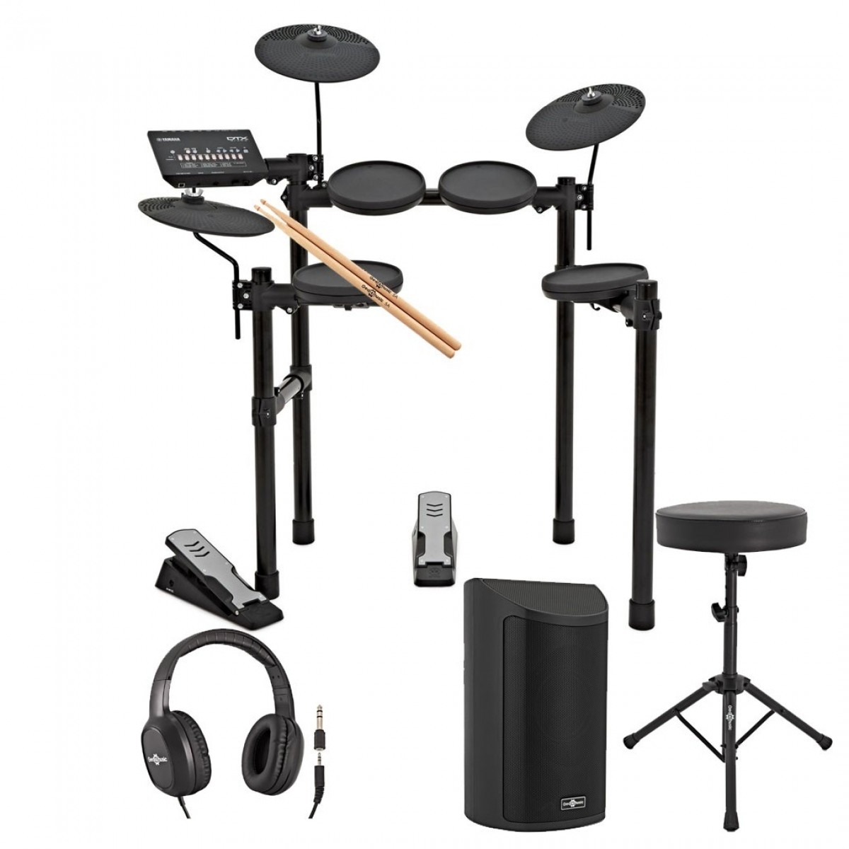 Yamaha DTX402K Electronic Drum Kit Bundle at Gear4music
