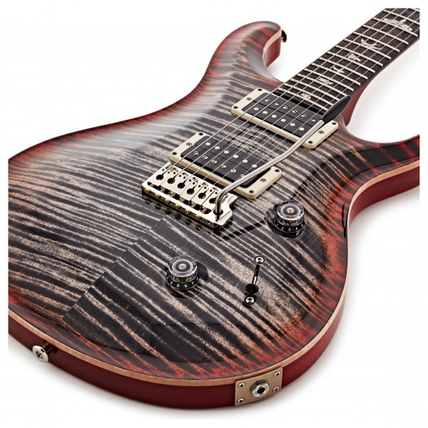 SOLD PRS Custom 24, Charcoal Cherry Burst #0367472 at Gear4music