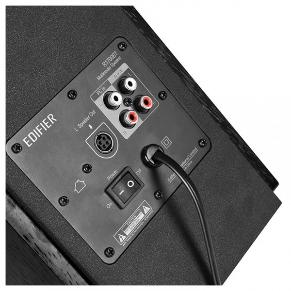 Edifier R1700BT Active 2.0 Bluetooth Bookshelf Speakers (Pair), Black ...