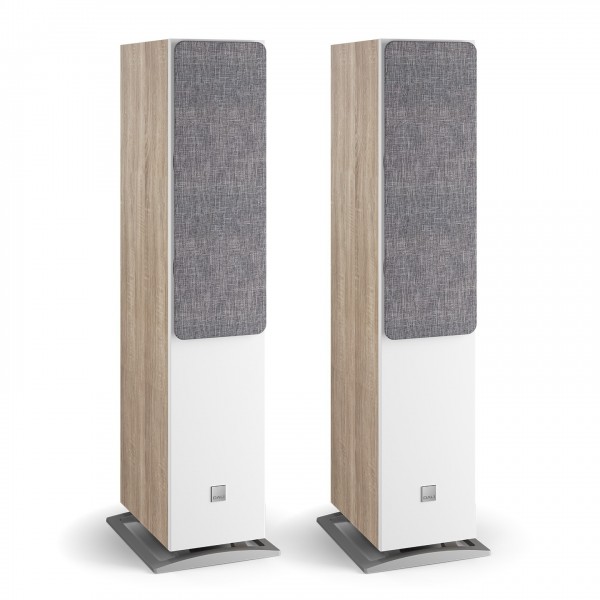 DALI OBERON 7C Active Floorstanding Speakers (Pair), Light Oak at AV.com
