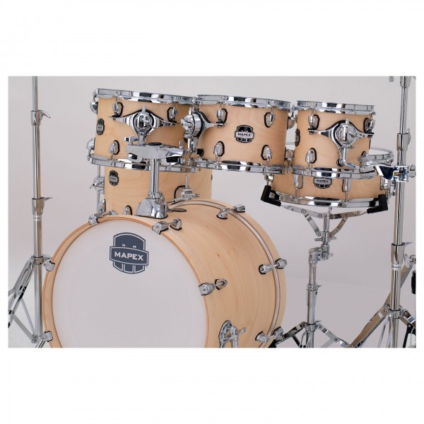 Mapex Mars Maple 20'' 6pc Fusion Shell Pack, Natural Satin at Gear4music