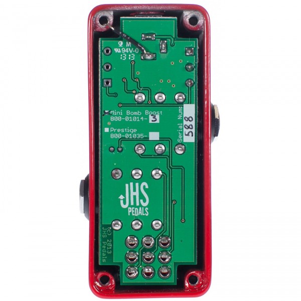 JHS Pedals Mini Bomb Boost 1 x 3 JFET Boost Pedal at Gear4music