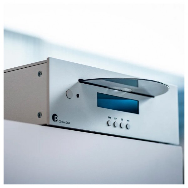 Pro-Ject CD Box DS3 High-End Audio CD Player, Silver at AV.com