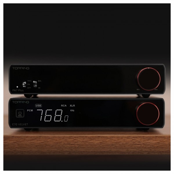 Topping PA7 Plus Class D Power Amplifier, Silver at AV.com