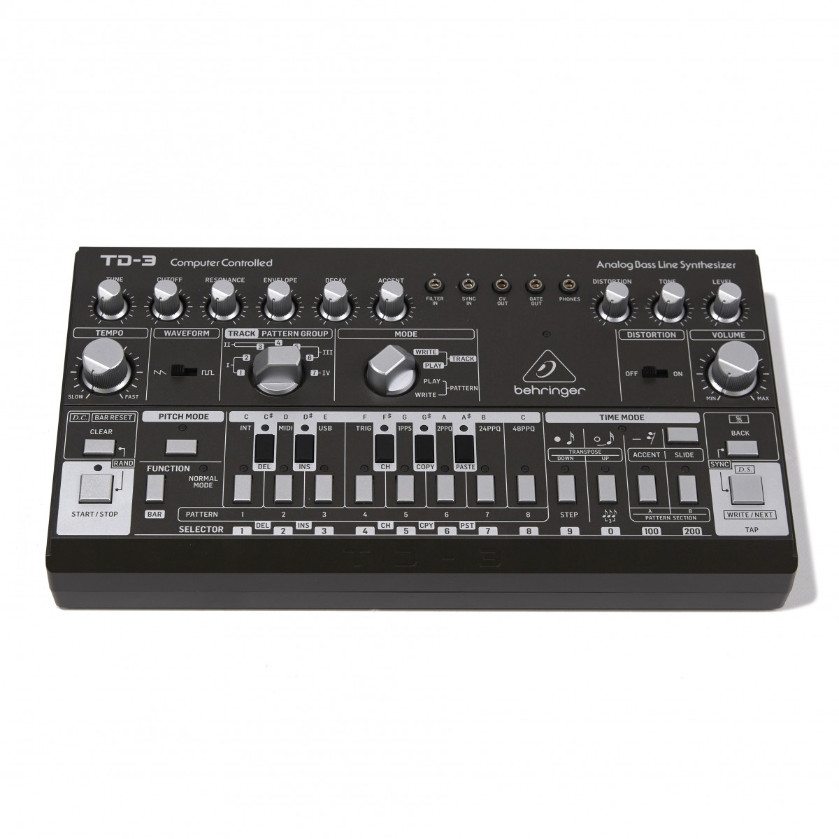 Behringer TD-3-BK Analog Bass Line Synthesizer, Black - Secondhand at ...