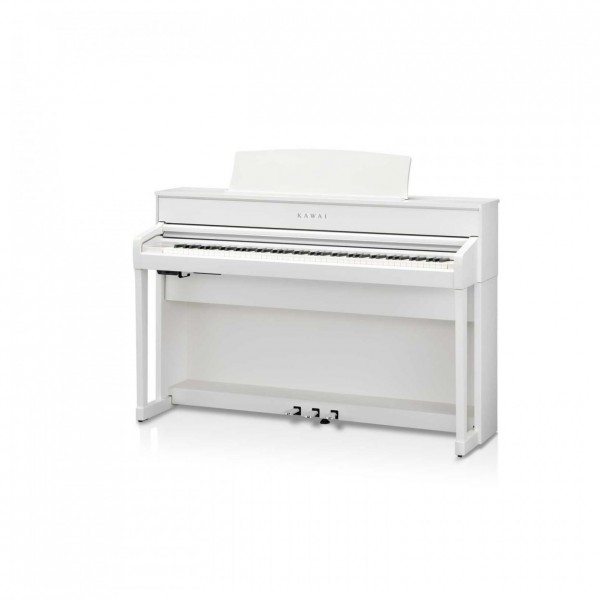 Kawai CA701 Digital Piano Package, Satin White at Gear4music