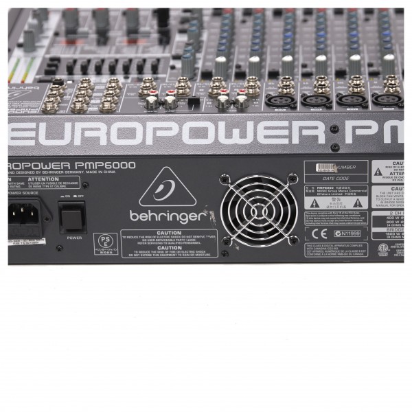 Behringer PMP6000 Europower Mixer - Secondhand at Gear4music