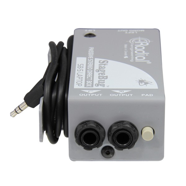 Radial StageBug SB-5 Passive Laptop DI Box - Nearly New at Gear4music