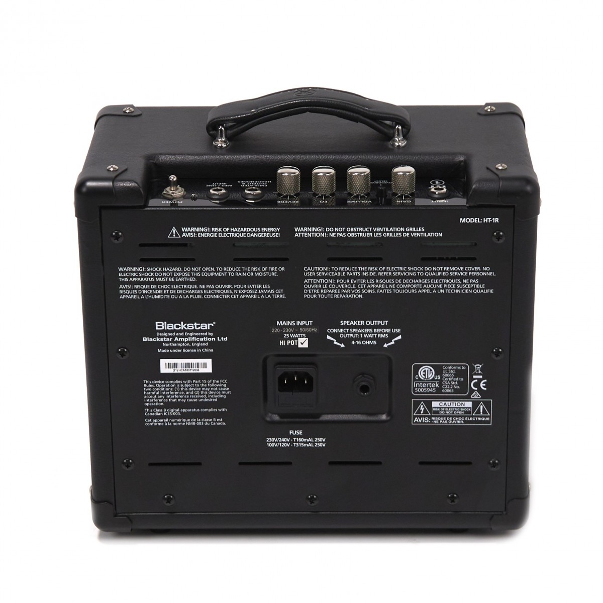 Blackstar HT-1R 1 Watt Valve Guitar Combo Amp - Secondhand at Gear4music