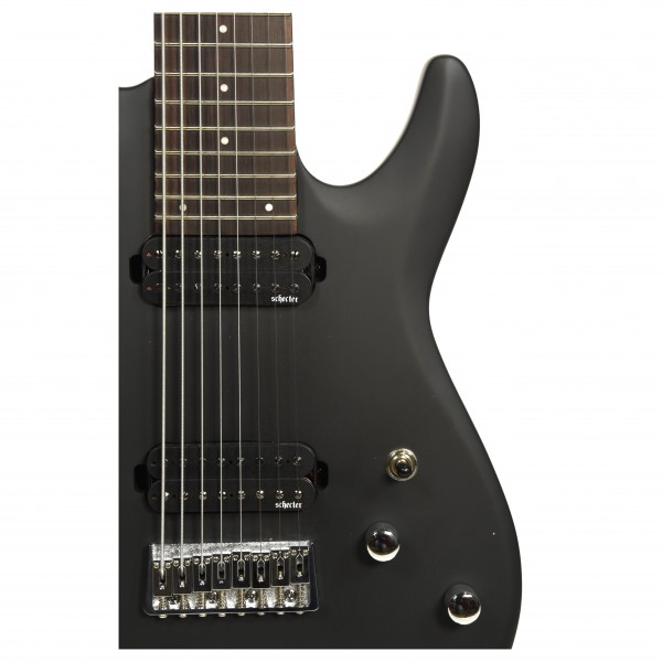 Schecter C-8 Deluxe, Satin Black - Ex Demo at Gear4music