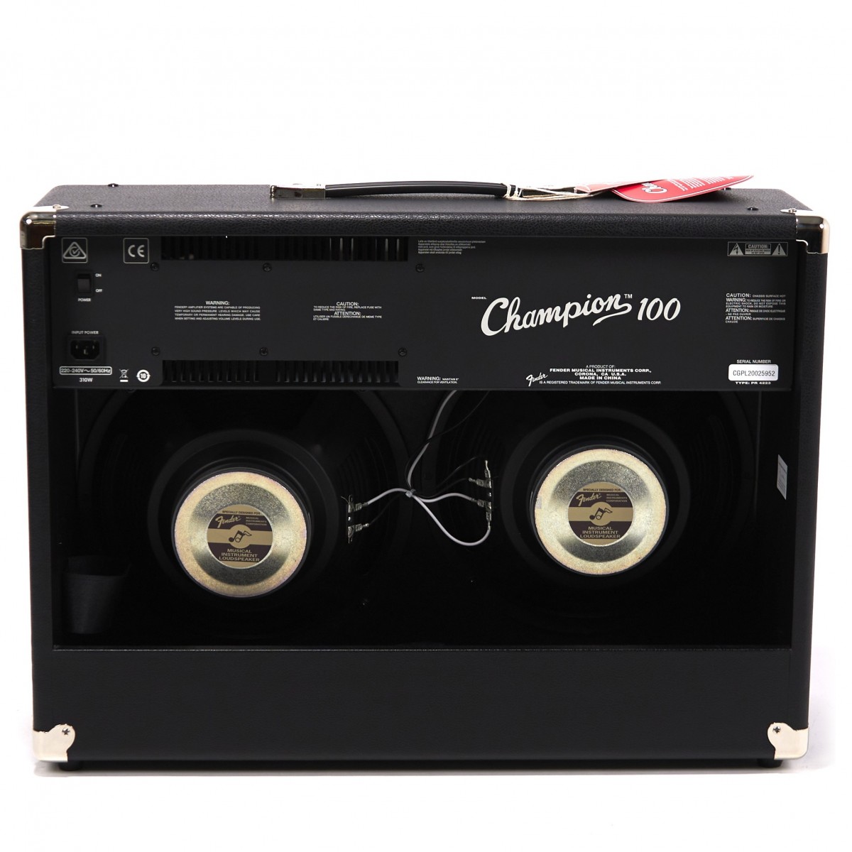 Fender Champion 100 Guitar Amplifier Combo with Effects - Secondhand at ...