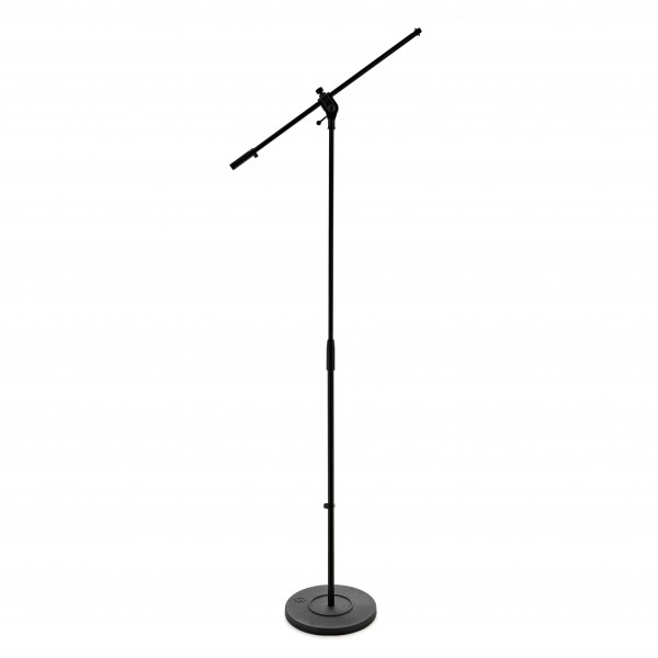 G4M Cast Base Boom Microphone Stand at Gear4music