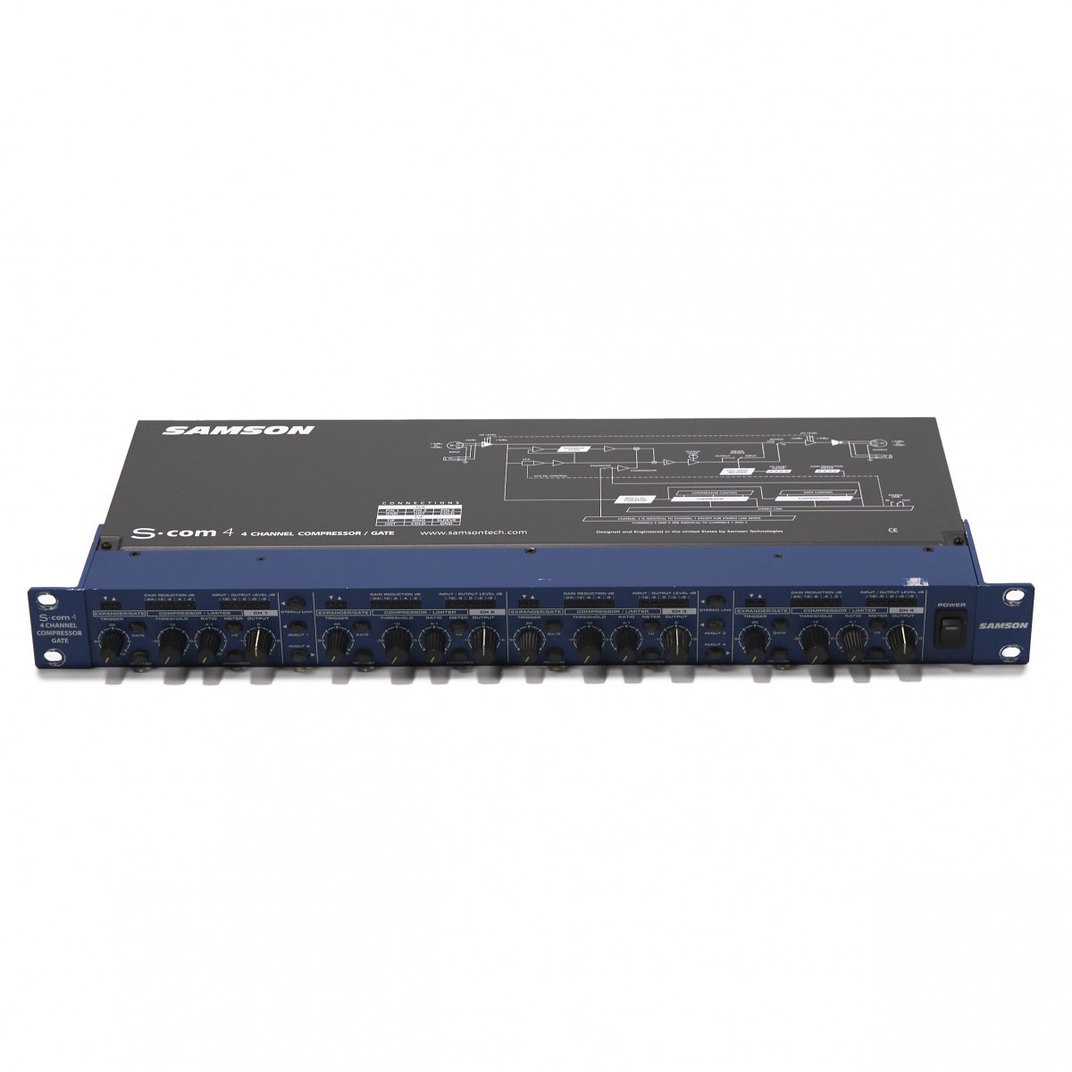 Samson S Com4 4 Channel Compressor - Secondhand | Gear4music