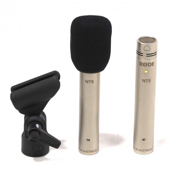 Rode NT5 Condenser Microphones, Matched Pair - Secondhand at Gear4music