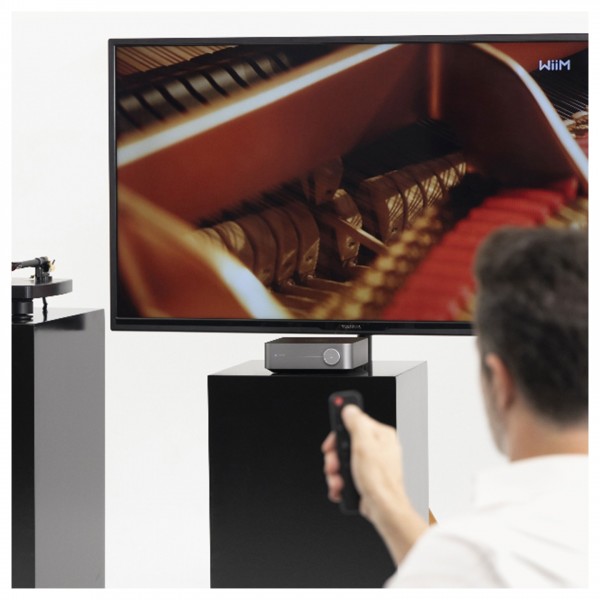 WiiM Amp, Space Grey & Wharfedale Diamond 9.1, Black Hi-Fi Bundle at AV.com