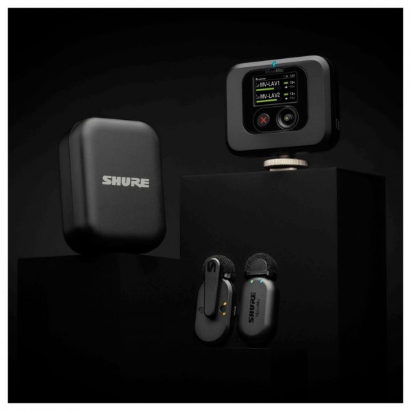 Shure MoveMic MV-TWO-KIT Wireless Lavalier System at Gear4music