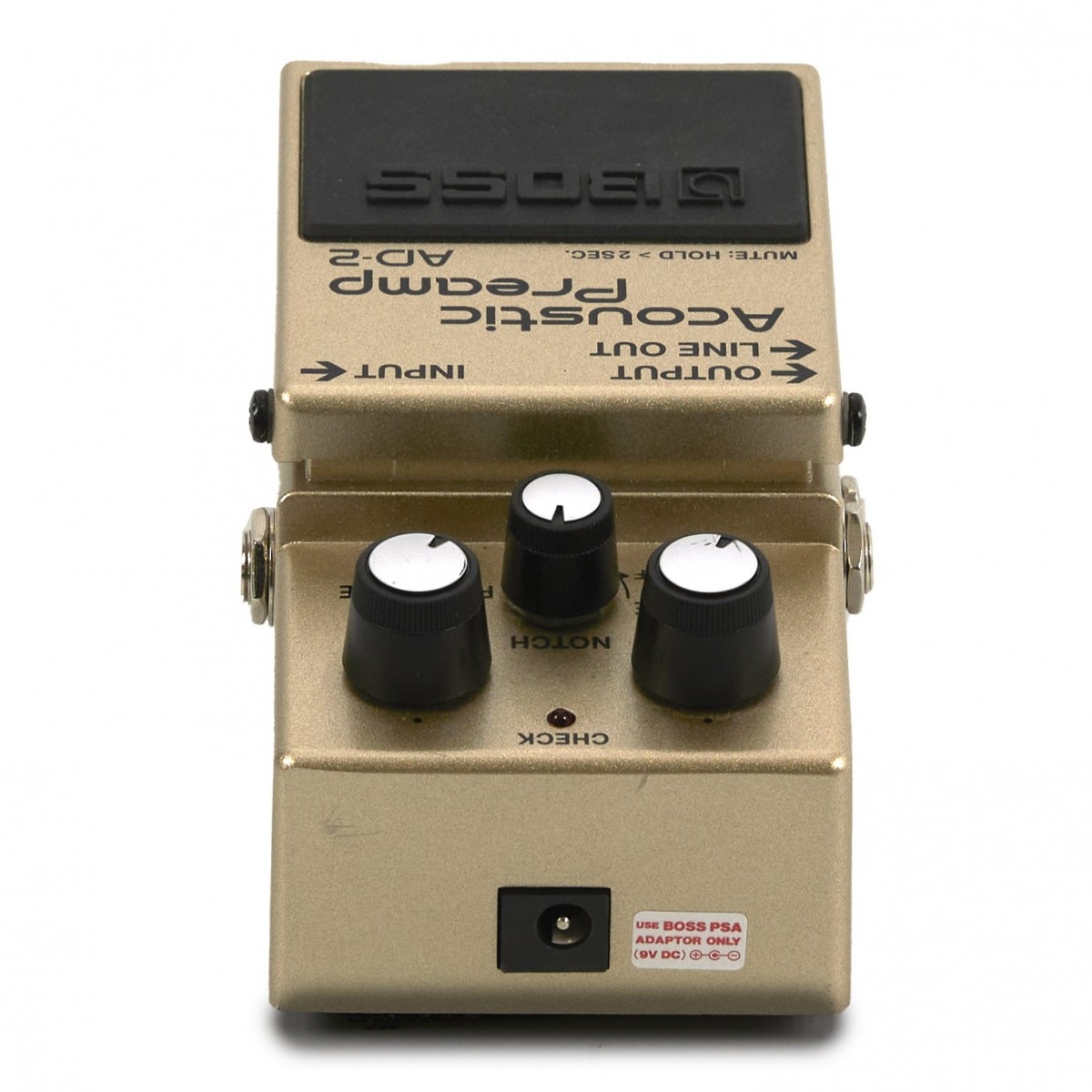 Boss AD-2 Acoustic Preamp Guitar Pedal - Secondhand at Gear4music