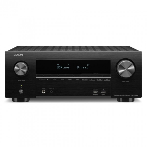 Denon AVR-X2500H Black 7.2 Channel AV Receiver at AV.com