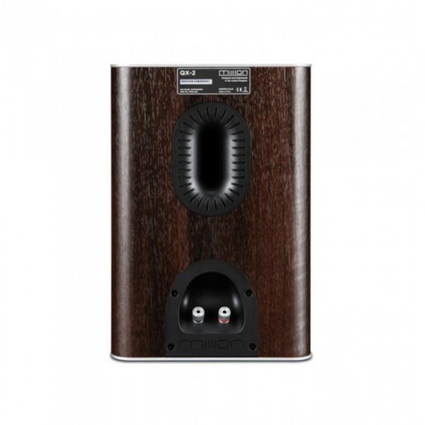 Mission QX-2 Bookshelf Speakers (Pair), Walnut at AV.com